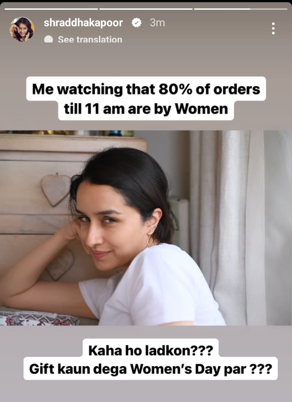 Shraddha Kapoor Joins Palmonas as Co-Founder - FBScoach